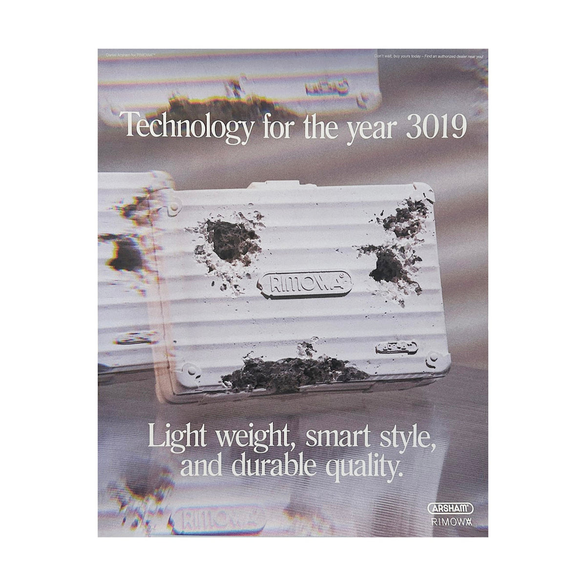 Daniel Arsham - Technology for the Year 3019 Poster – Perrotin New York