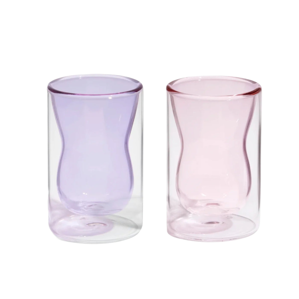 Double Wall Curvy Glass (Set of 2) – Perrotin New York