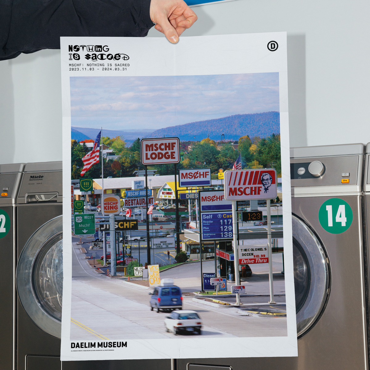 MSCHF - Nothing is Sacred: Poster (Lodge) – Perrotin New York