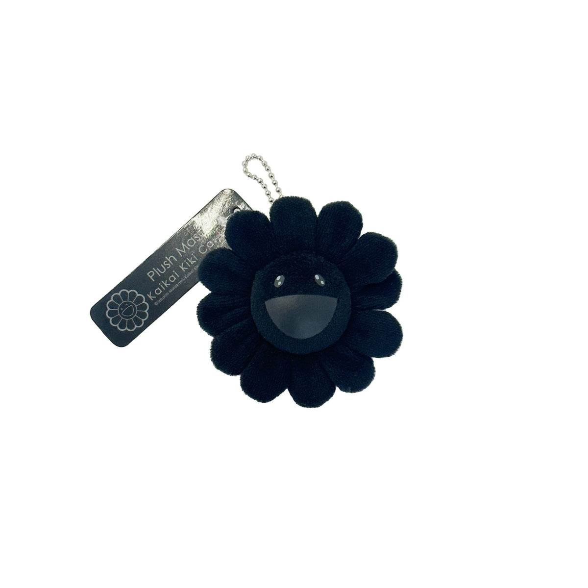 Takashi Murakami - Plush Flower Pin Keychain - Black – Perrotin New York